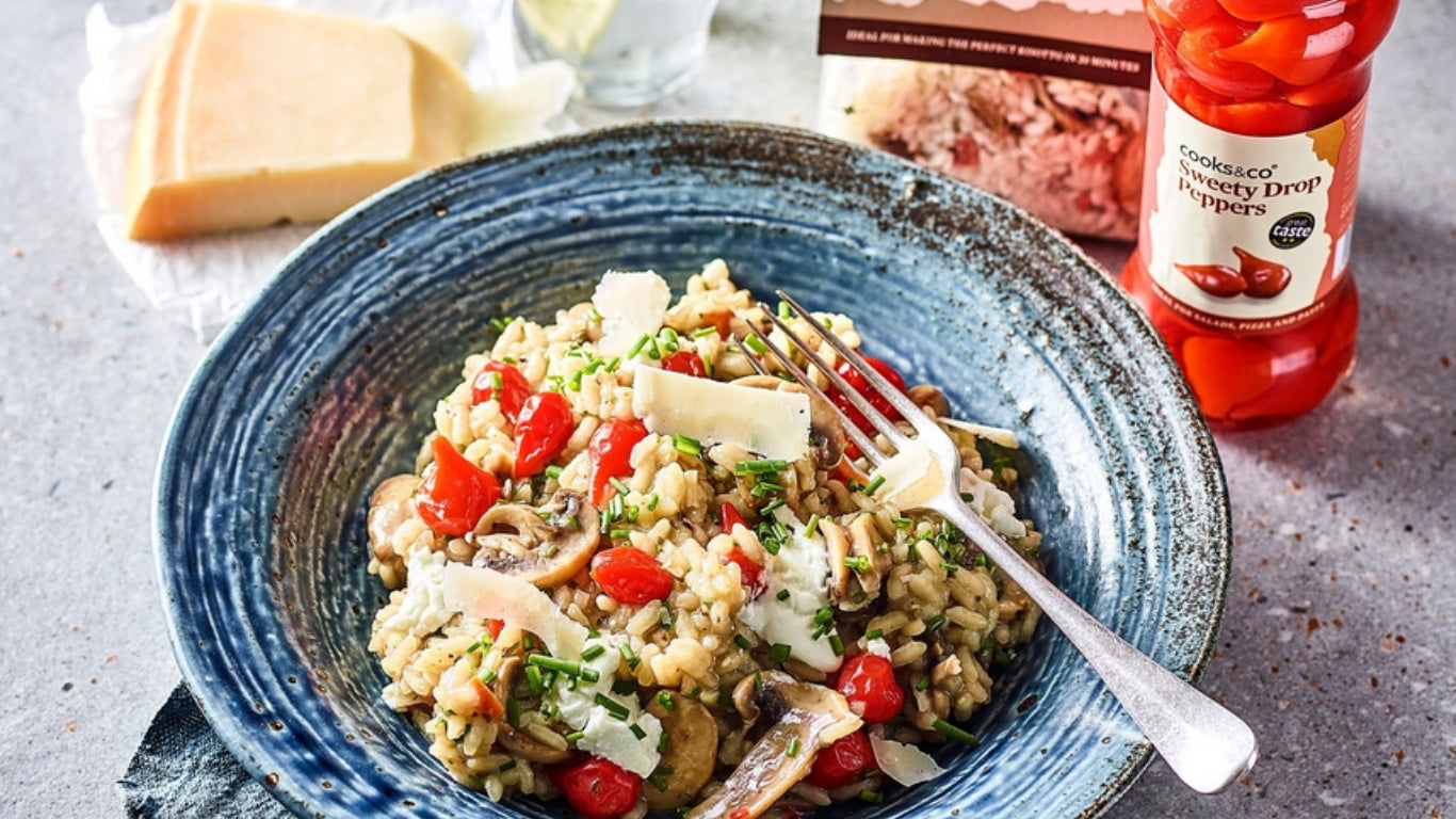 Herby Goats Cheese & Porcini Risotto – Cooks&Co