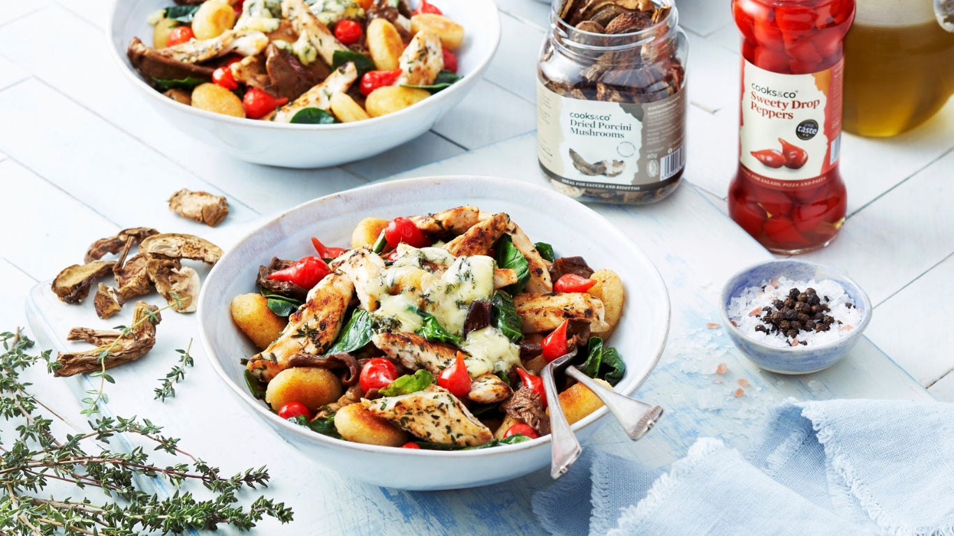 Chicken, Porcini & Blue Cheese Gnocchi – Cooks&Co